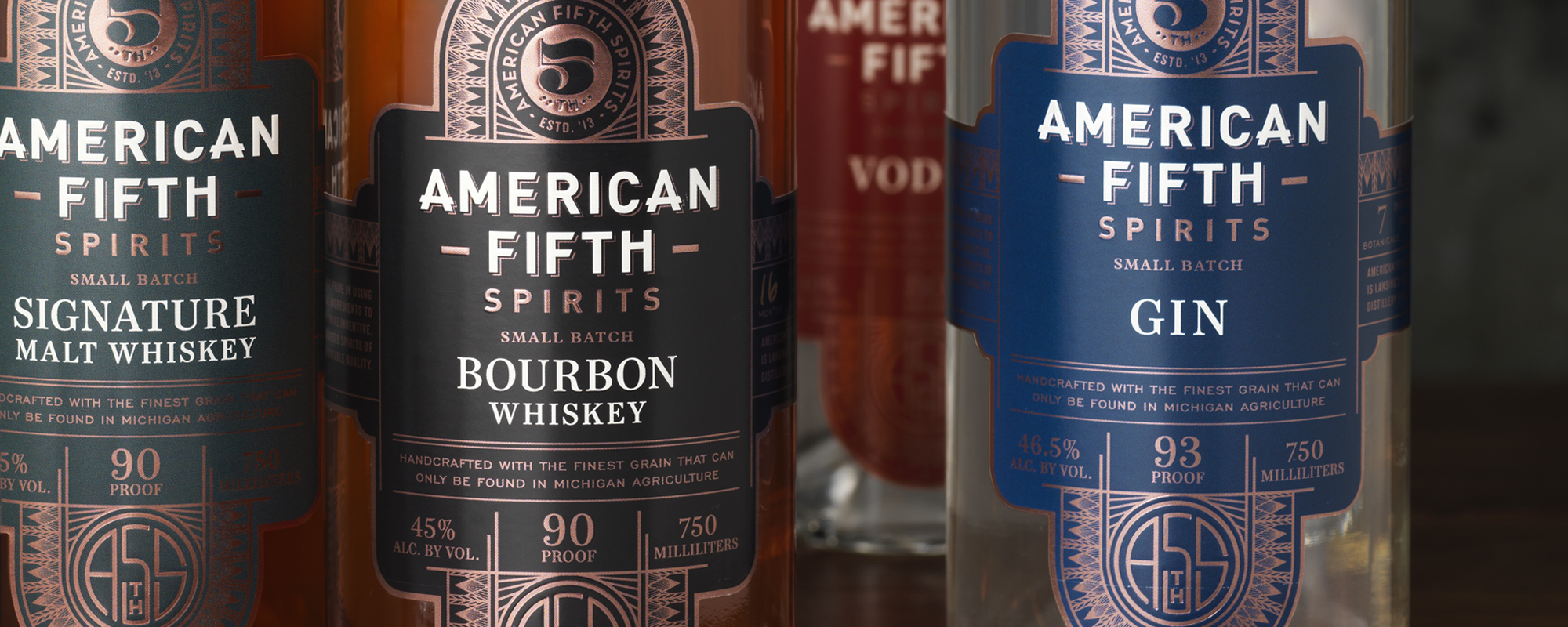 American Fifth Spirits | Packaging Project