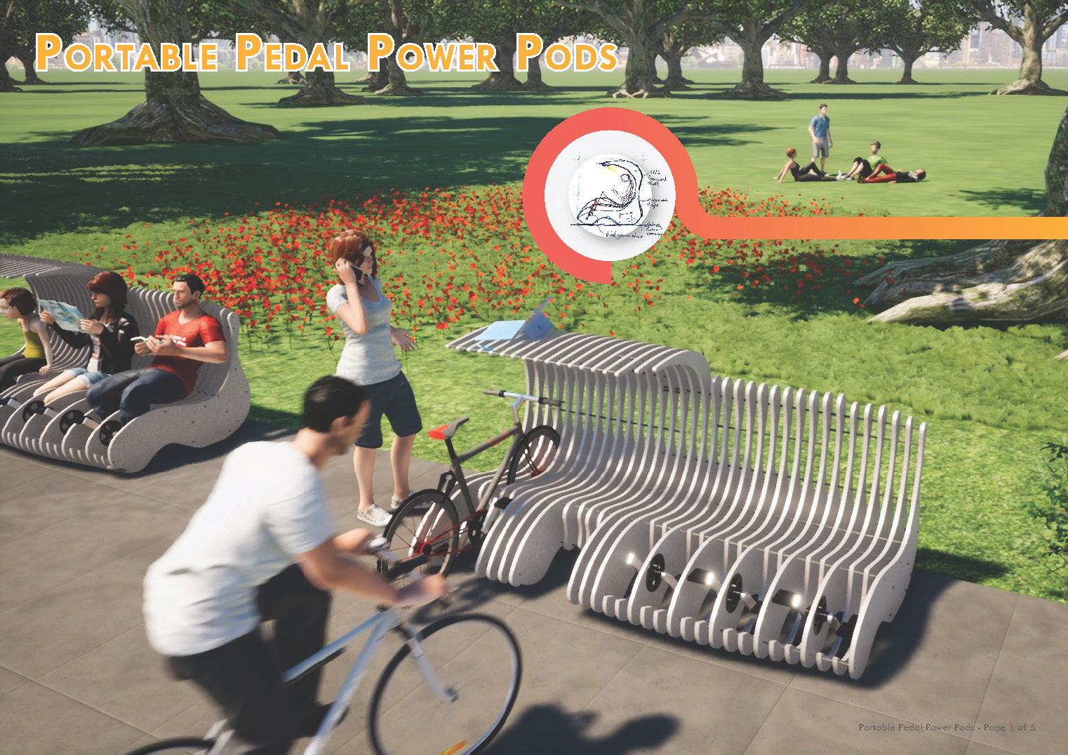 Portable Pedal Power Pods | Product Design Project